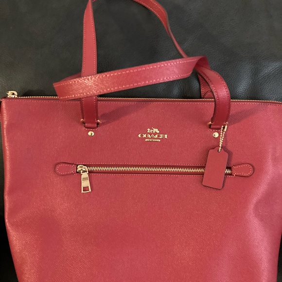 Coach | Bags | Coach Tote Bag Red Nwt Retail 35 | Poshmark